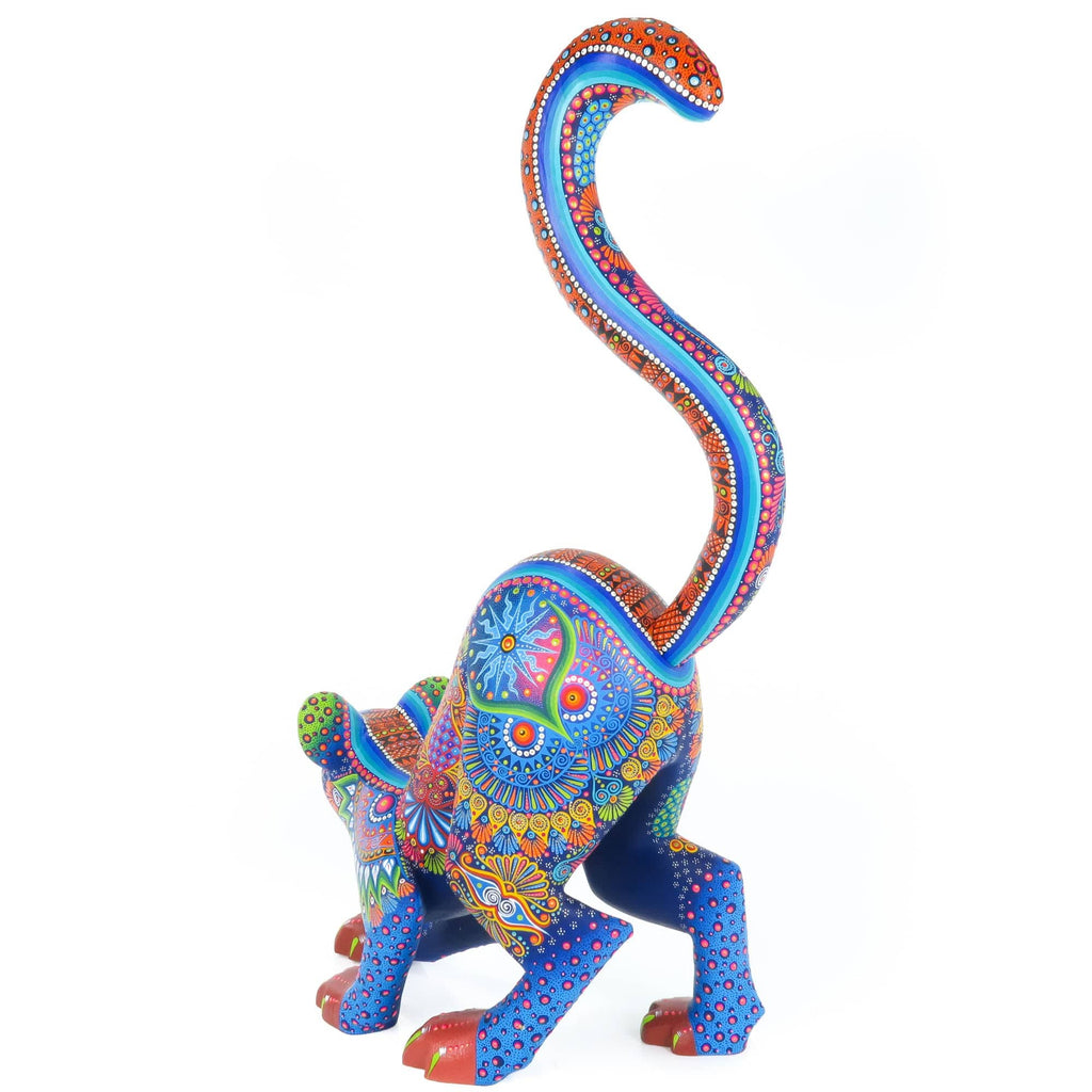 Fine Blue Jaguar - Oaxacan Alebrije Wood Carving – VivaMexico.com ...