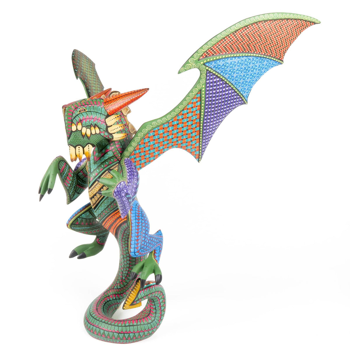 Fine Dragon - Oaxacan Alebrije Wood Carving – VivaMexico.com - Mexican Art