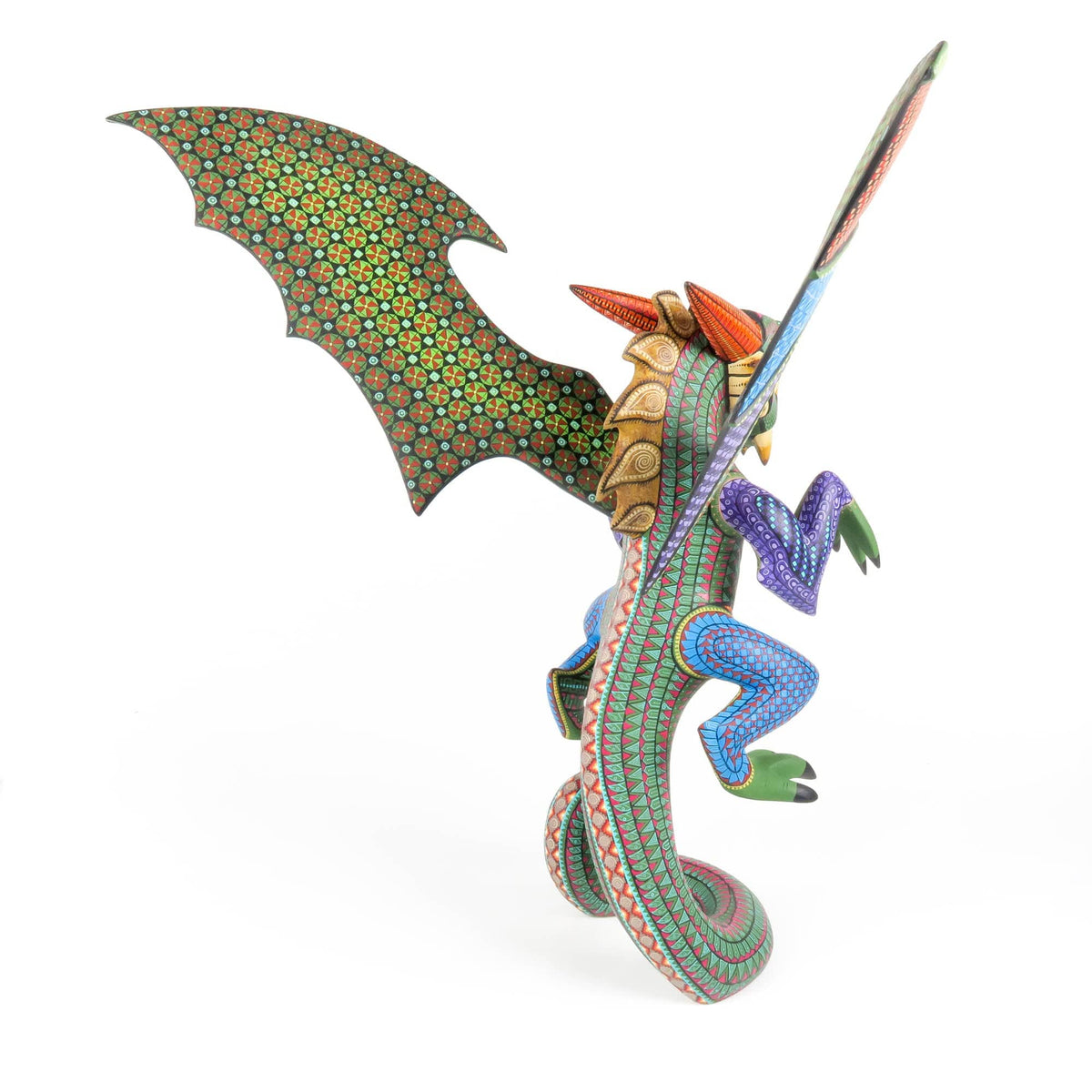 Fine Dragon - Oaxacan Alebrije Wood Carving – VivaMexico.com - Mexican Art