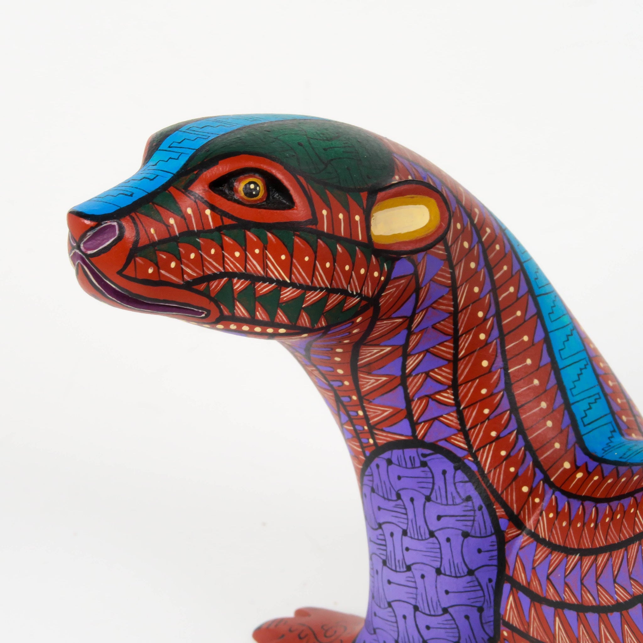 Fine Red Weasel - Oaxacan Alebrije Wood Carving – VivaMexico.com ...