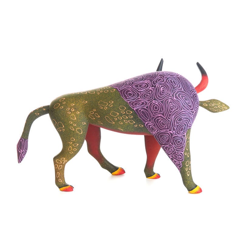 Grazing Buffalo - Oaxacan Alebrije Wood Carving - Eleazar Morales ...