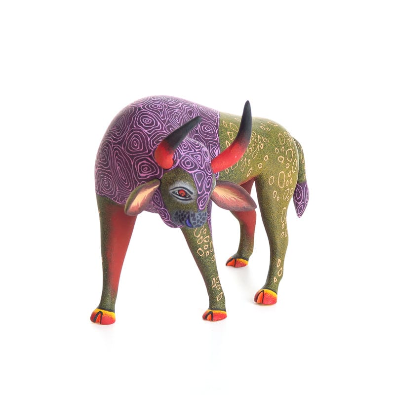 Grazing Buffalo - Oaxacan Alebrije Wood Carving - Eleazar Morales ...