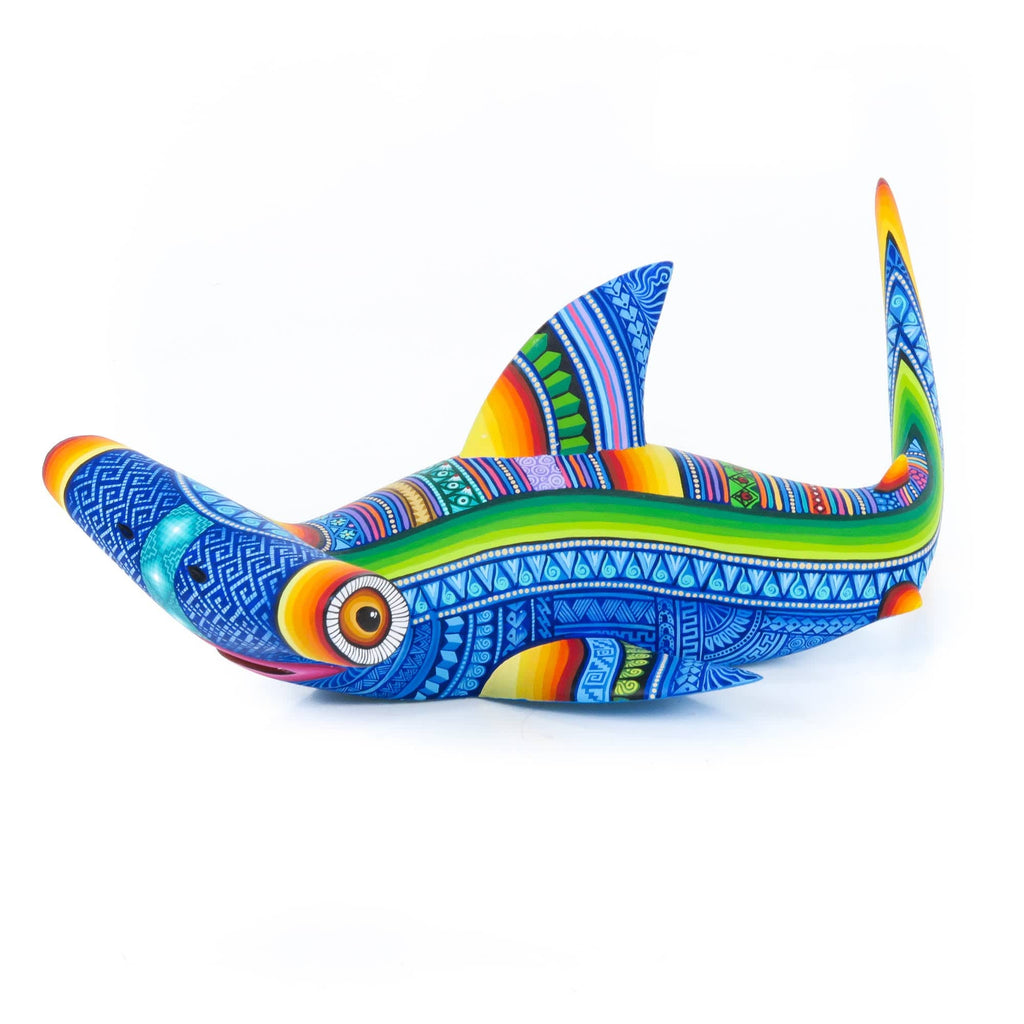 Hammerhead Shark - Oaxacan Alebrije Wood Carving – VivaMexico.com ...