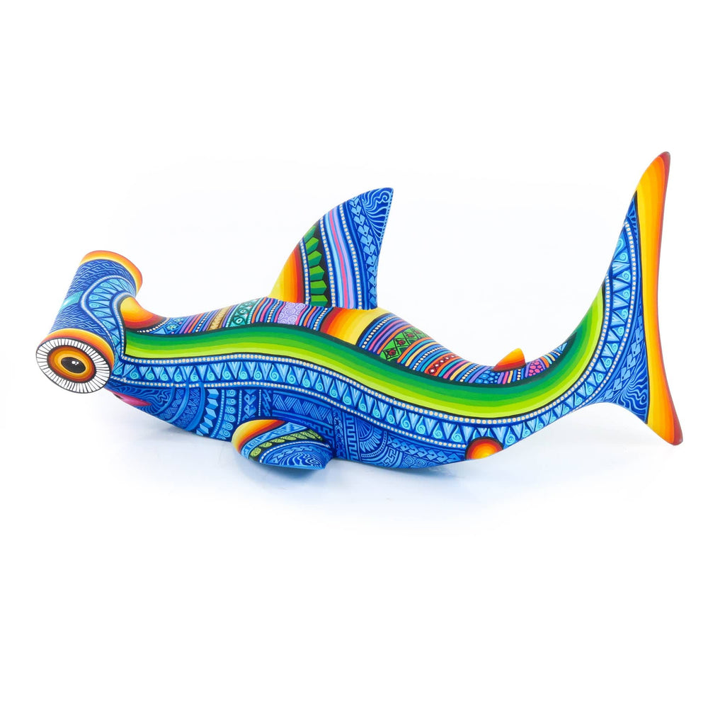 Hammerhead Shark - Oaxacan Alebrije Wood Carving – VivaMexico.com ...