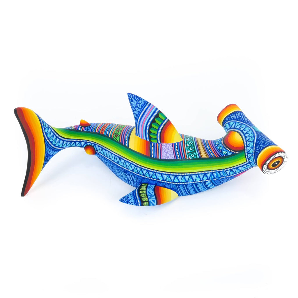Hammerhead Shark - Oaxacan Alebrije Wood Carving – VivaMexico.com ...