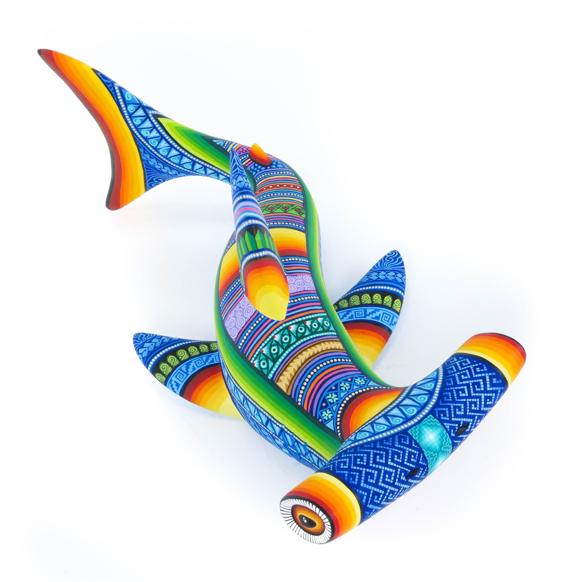 Hammerhead Shark - Oaxacan Alebrije Wood Carving – VivaMexico.com ...