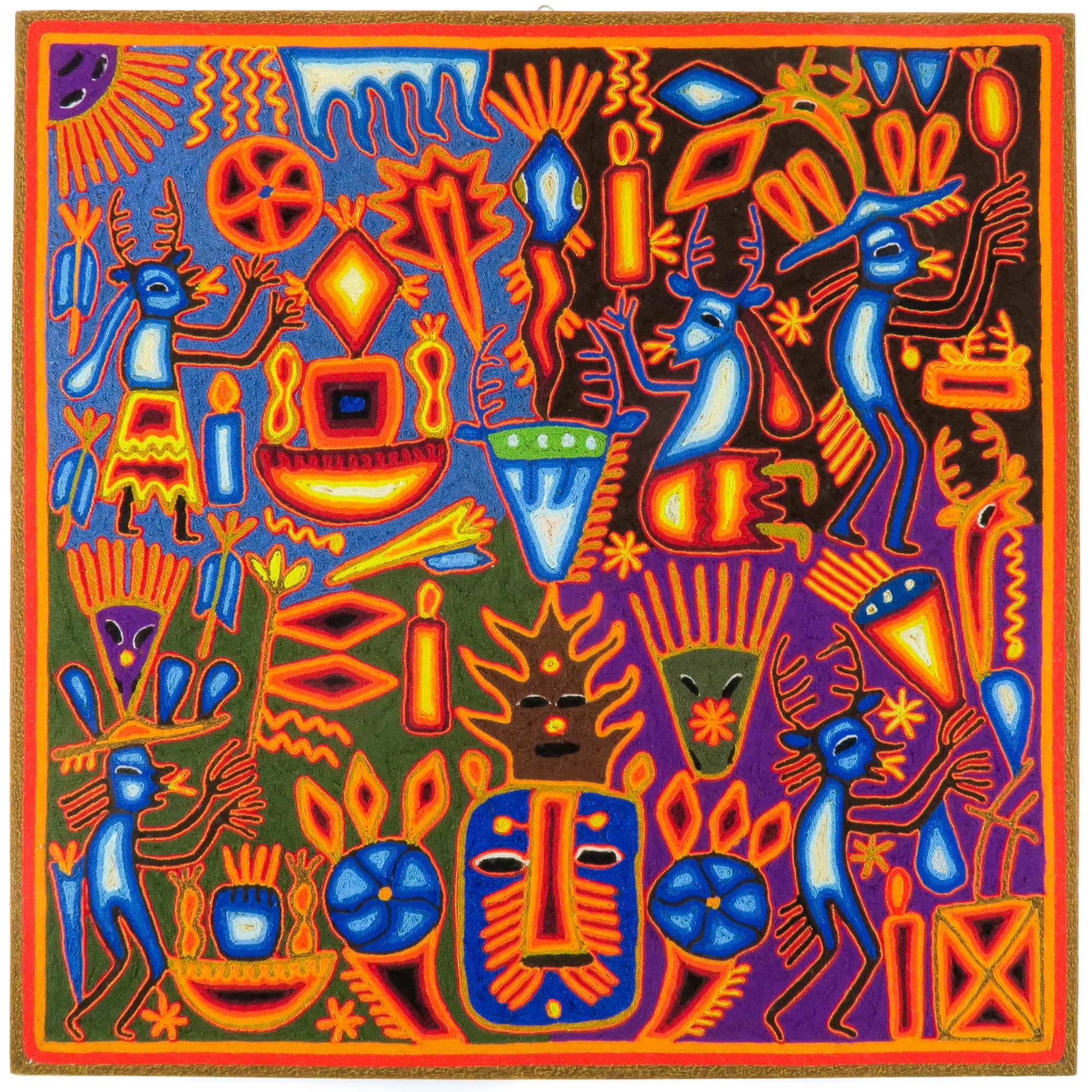 Mexican Indian Art Indigenous Mexican Spirit Aliana Paintings