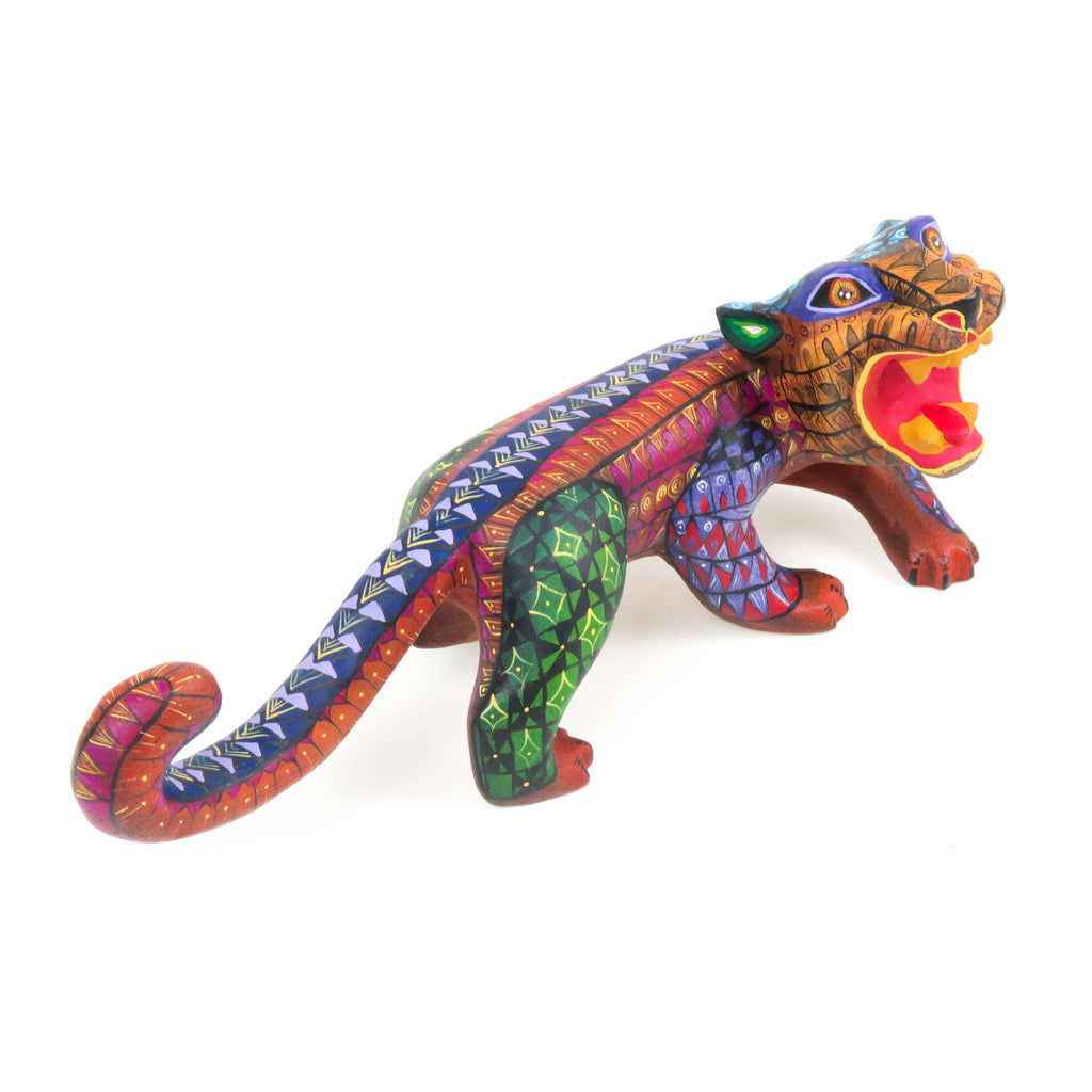 Jaguar - Oaxacan Alebrije Wood Carving – VivaMexico.com - Mexican Art