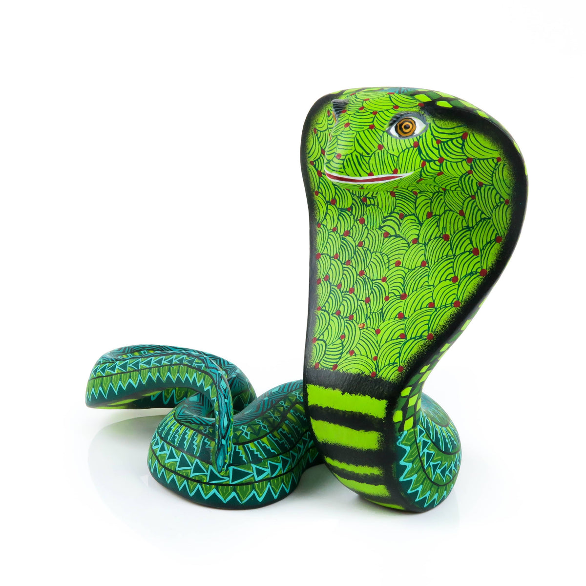 Rey Cobra - Talla de madera de alebrije oaxaqueño – VivaMexico.com ...