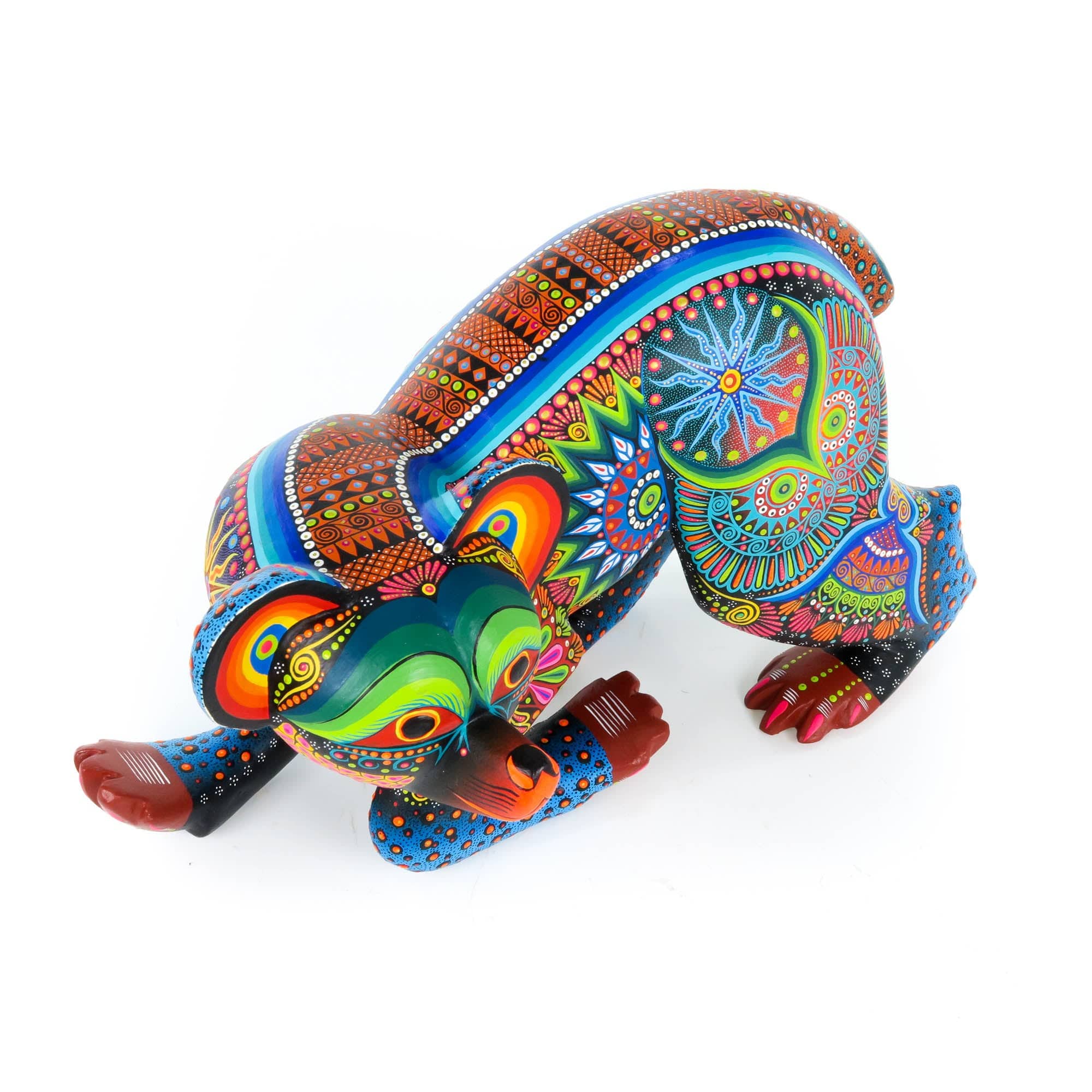 Large Black Bear - Oaxacan Alebrije Wood Carving – VivaMexico.com ...
