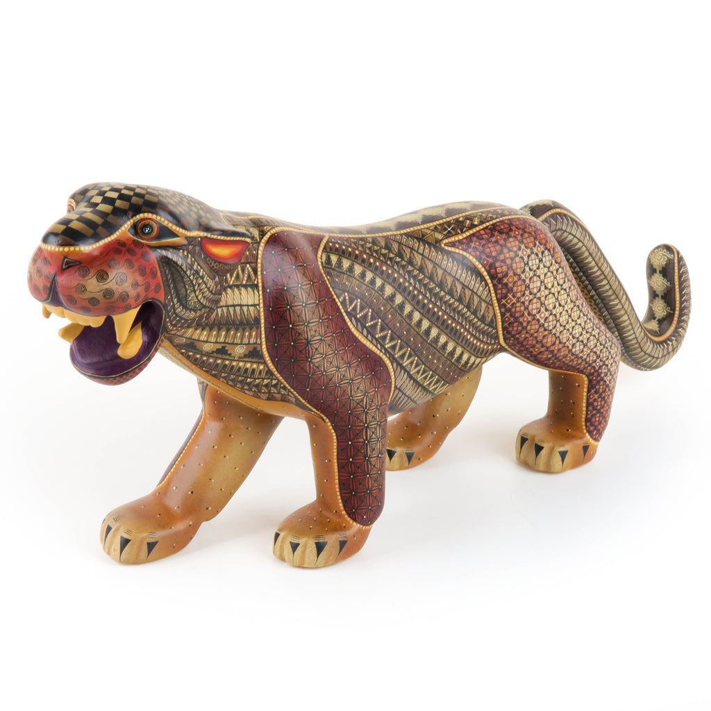 Large Exquisite Jaguar - Oaxacan Alebrije Wood Carving – VivaMexico.com ...