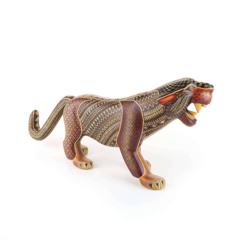 Large Exquisite Jaguar - Oaxacan Alebrije Wood Carving – VivaMexico.com ...