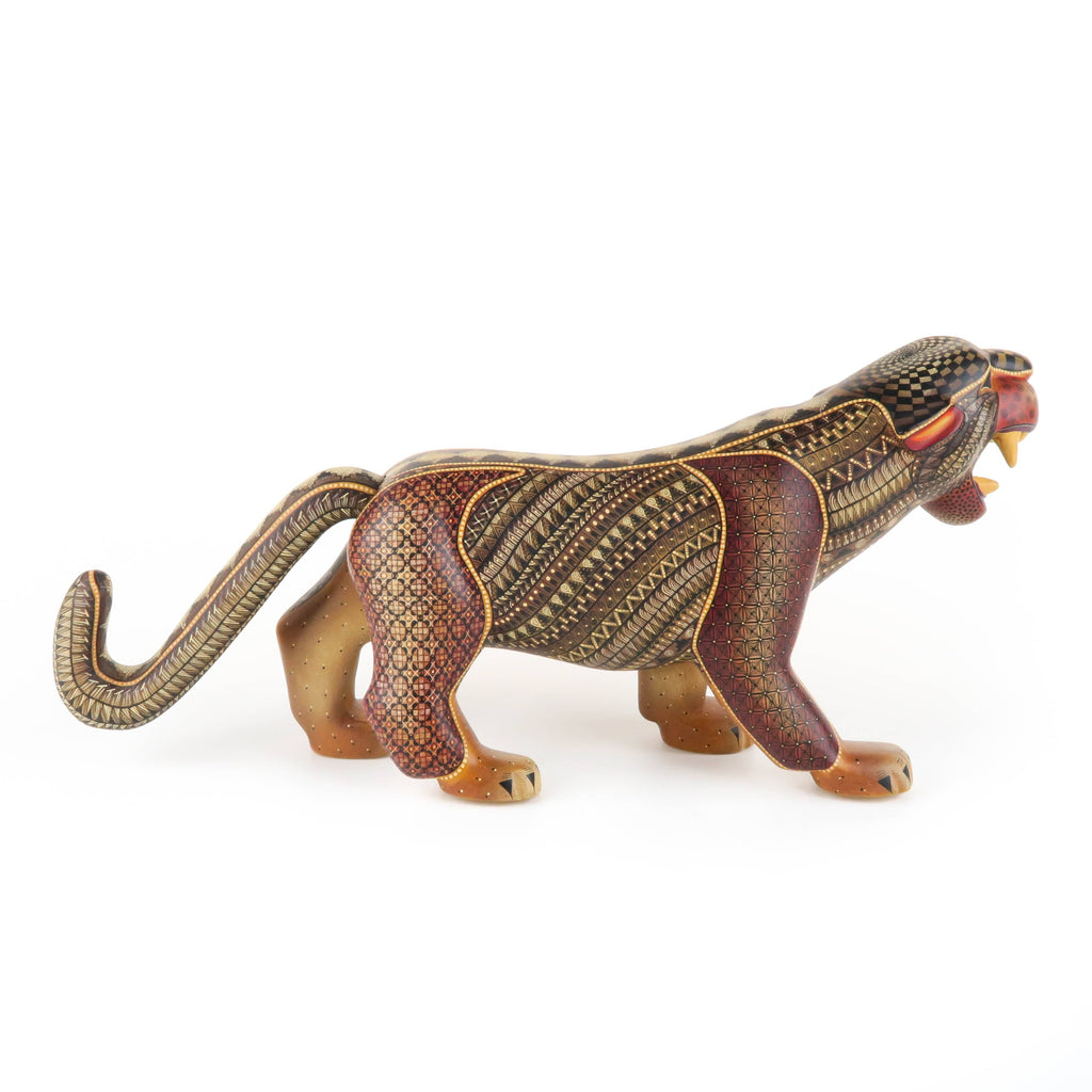 Large Exquisite Jaguar - Oaxacan Alebrije Wood Carving – VivaMexico.com ...