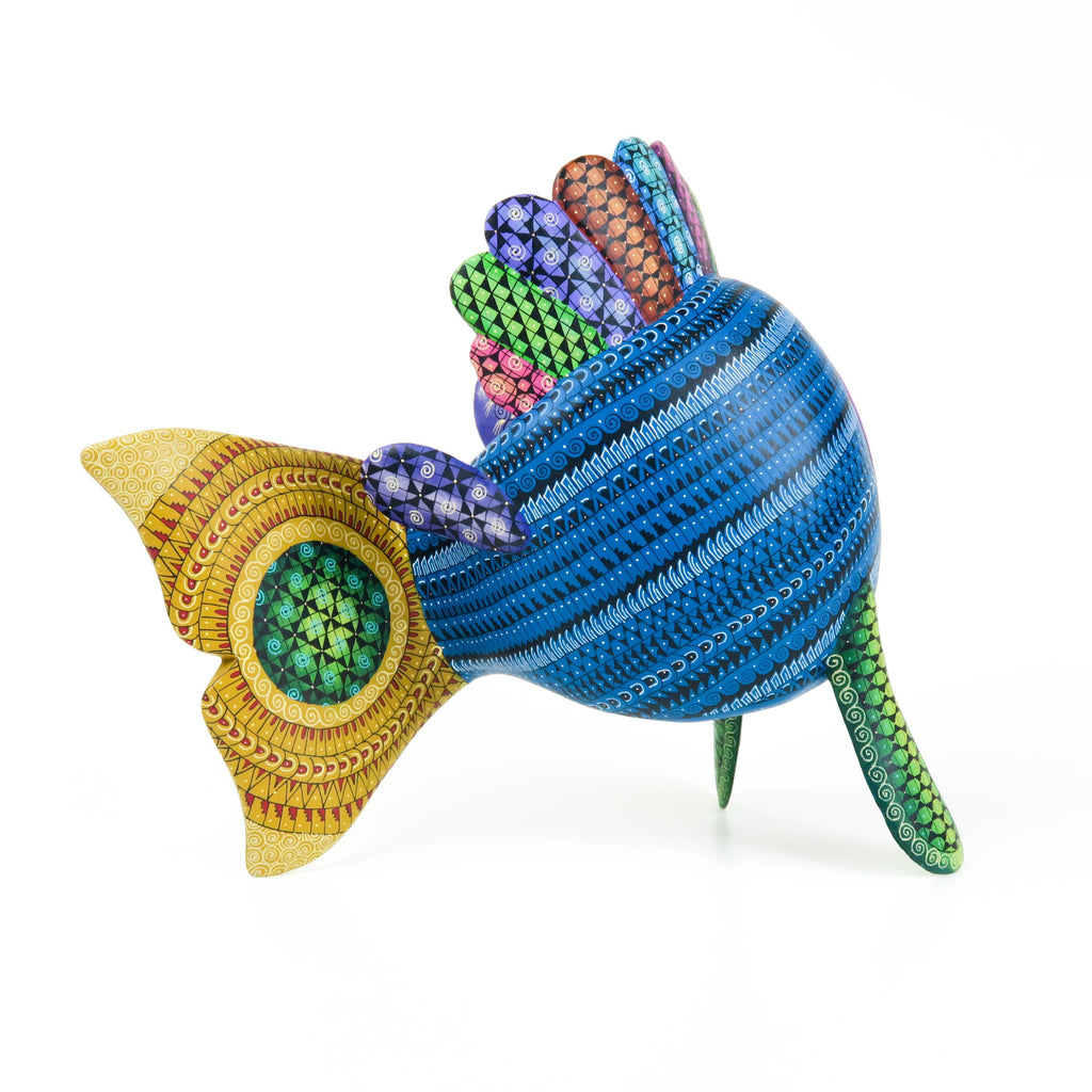 Large Fish - Oaxacan Alebrije Wood Carving – VivaMexico.com - Mexican Art