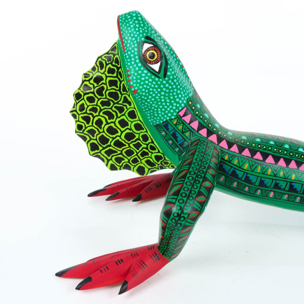 Iguana grande - Alebrije tallado en madera de Oaxaca – VivaMexico.com ...