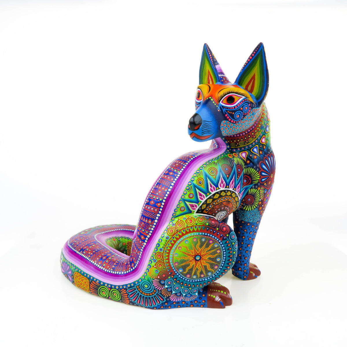 Large Masterpiece Coyote - Oaxacan Alebrije Wood Carving – VivaMexico ...