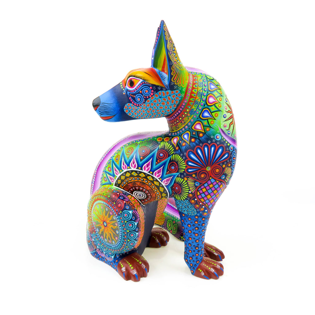 Large Masterpiece Coyote - Oaxacan Alebrije Wood Carving – VivaMexico ...