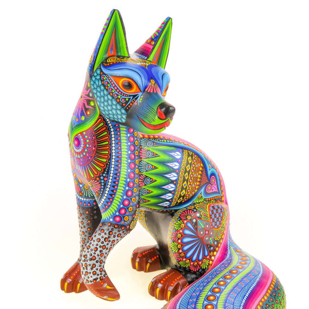 Large Masterpiece Coyote - Oaxacan Alebrije Wood Carving – VivaMexico ...