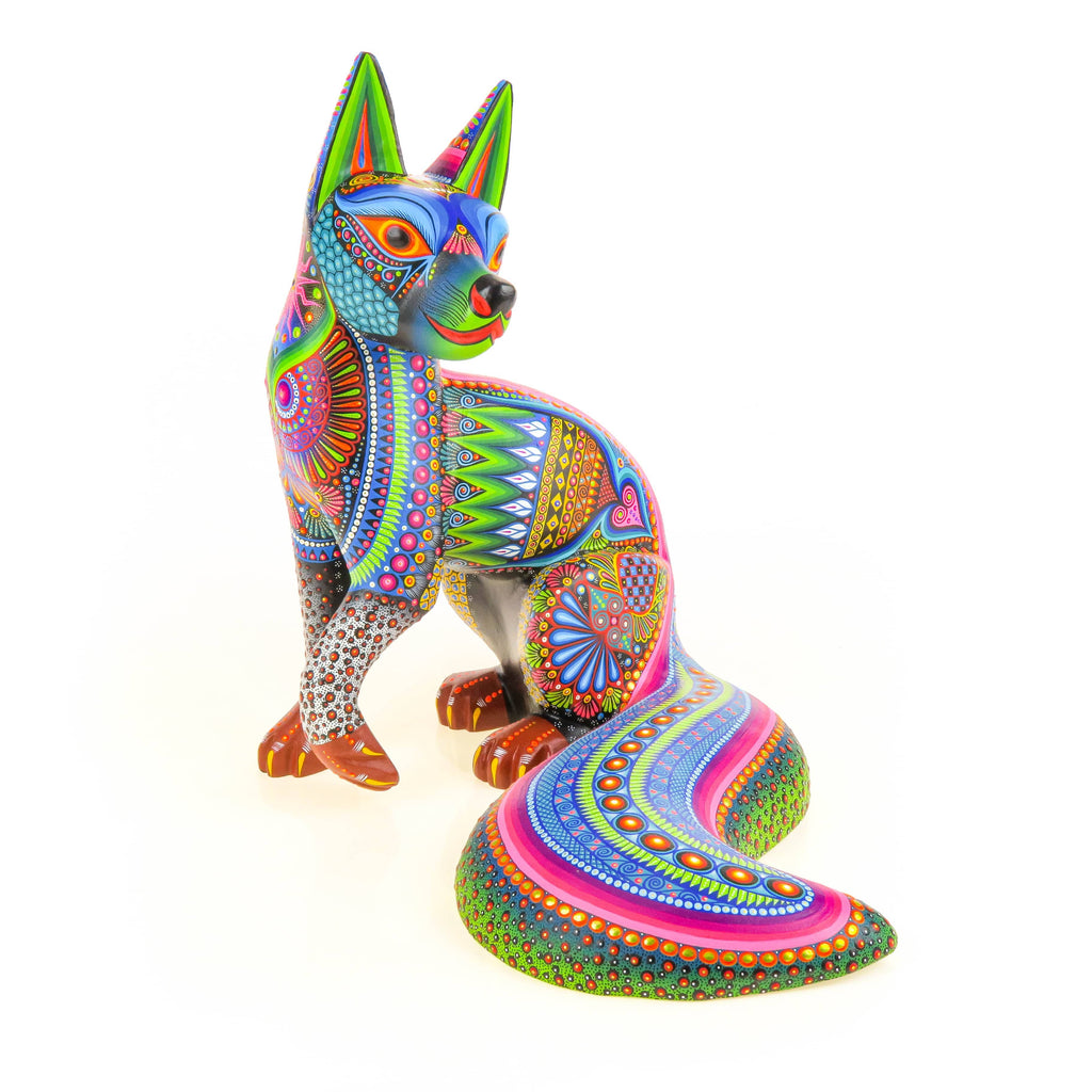 Large Masterpiece Coyote - Oaxacan Alebrije Wood Carving – VivaMexico ...