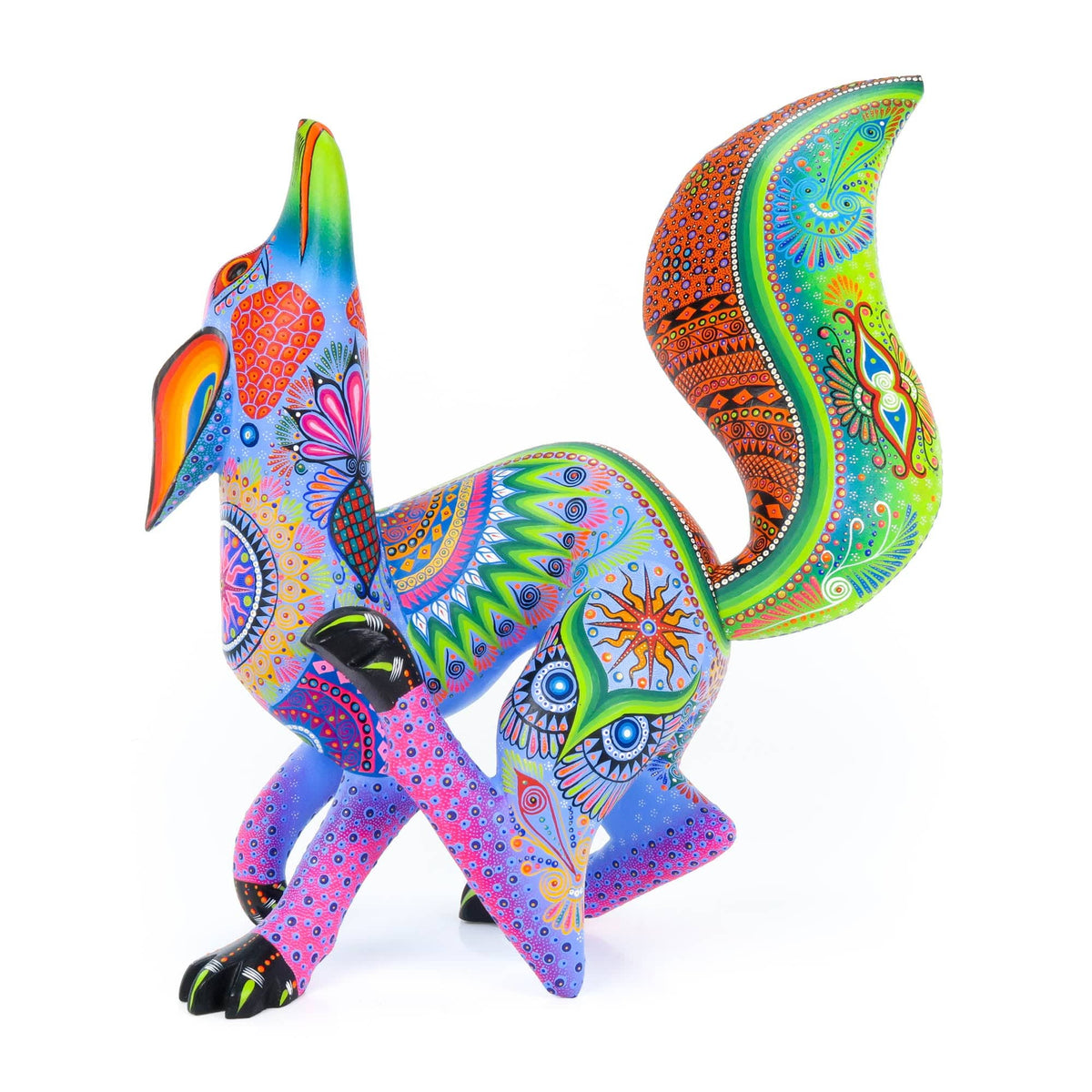 Large Masterpiece Coyote - Oaxacan Alebrije Wood Carving – VivaMexico ...