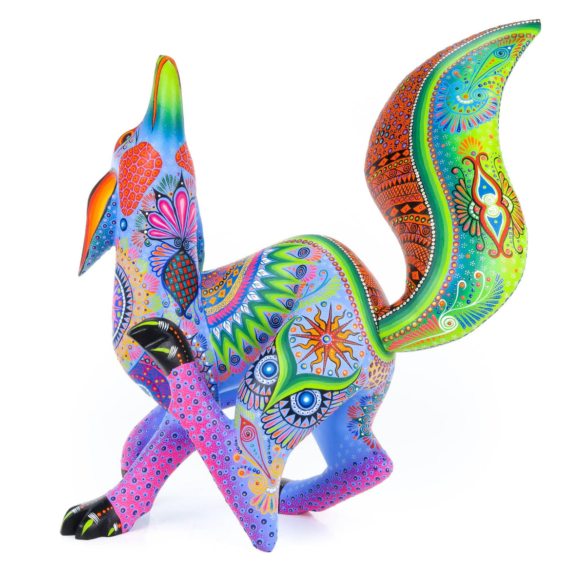 Large Masterpiece Coyote - Oaxacan Alebrije Wood Carving – VivaMexico ...