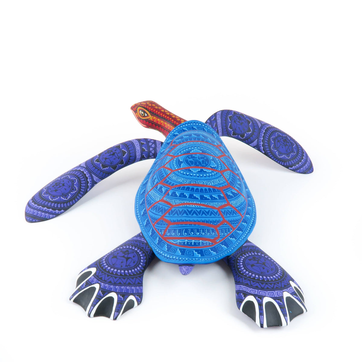 Large Sea Turtle - Oaxacan Alebrije Wood Carving – VivaMexico.com ...