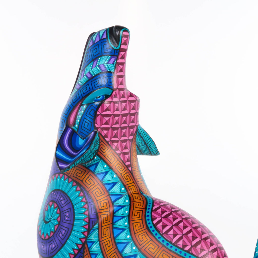 Majestic Howling Coyote - Oaxacan Alebrije Wood Carving – VivaMexico ...