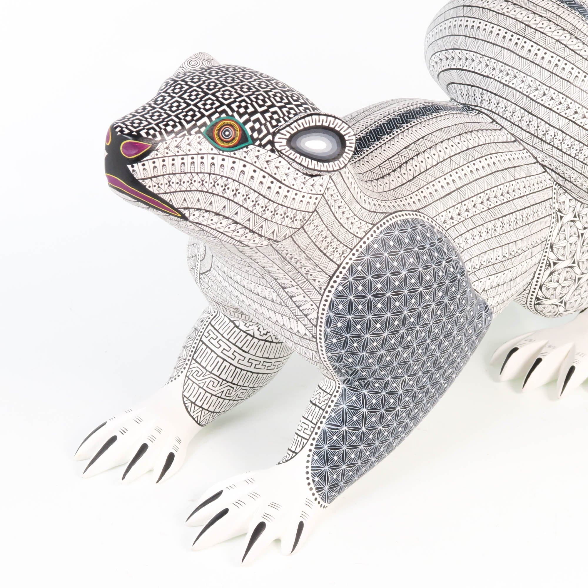 Masterpiece Zapotec Skunk - Oaxacan Alebrije Wood carving – VivaMexico ...