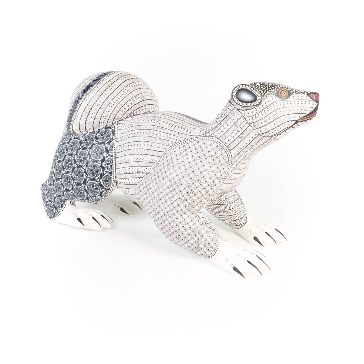 Masterpiece Zapotec Skunk - Oaxacan Alebrije Wood carving – VivaMexico ...