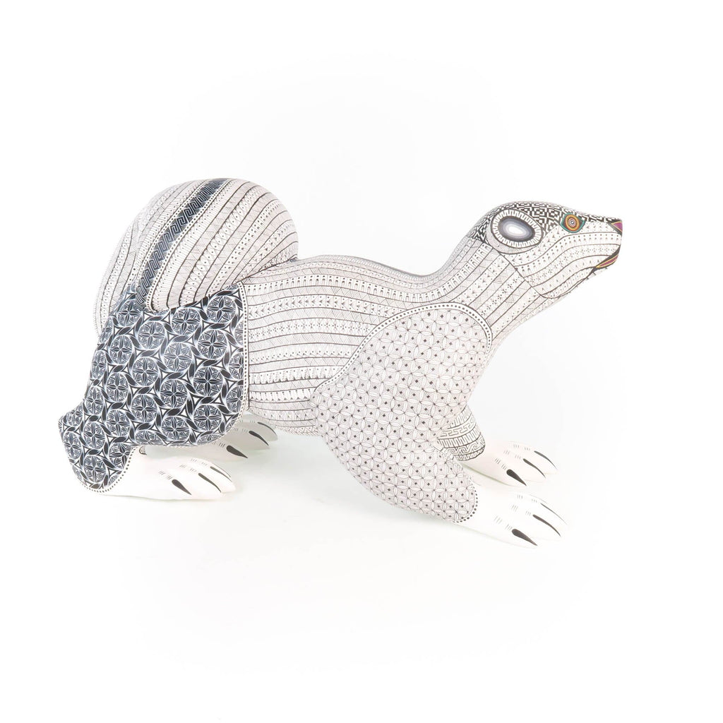 Masterpiece Zapotec Skunk - Oaxacan Alebrije Wood carving – VivaMexico ...