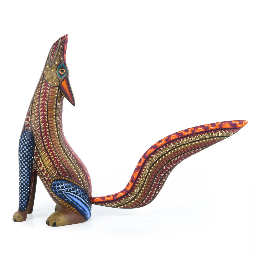 Masterpiece Brown Coyote - Oaxacan Alebrije Wood Carving – VivaMexico ...