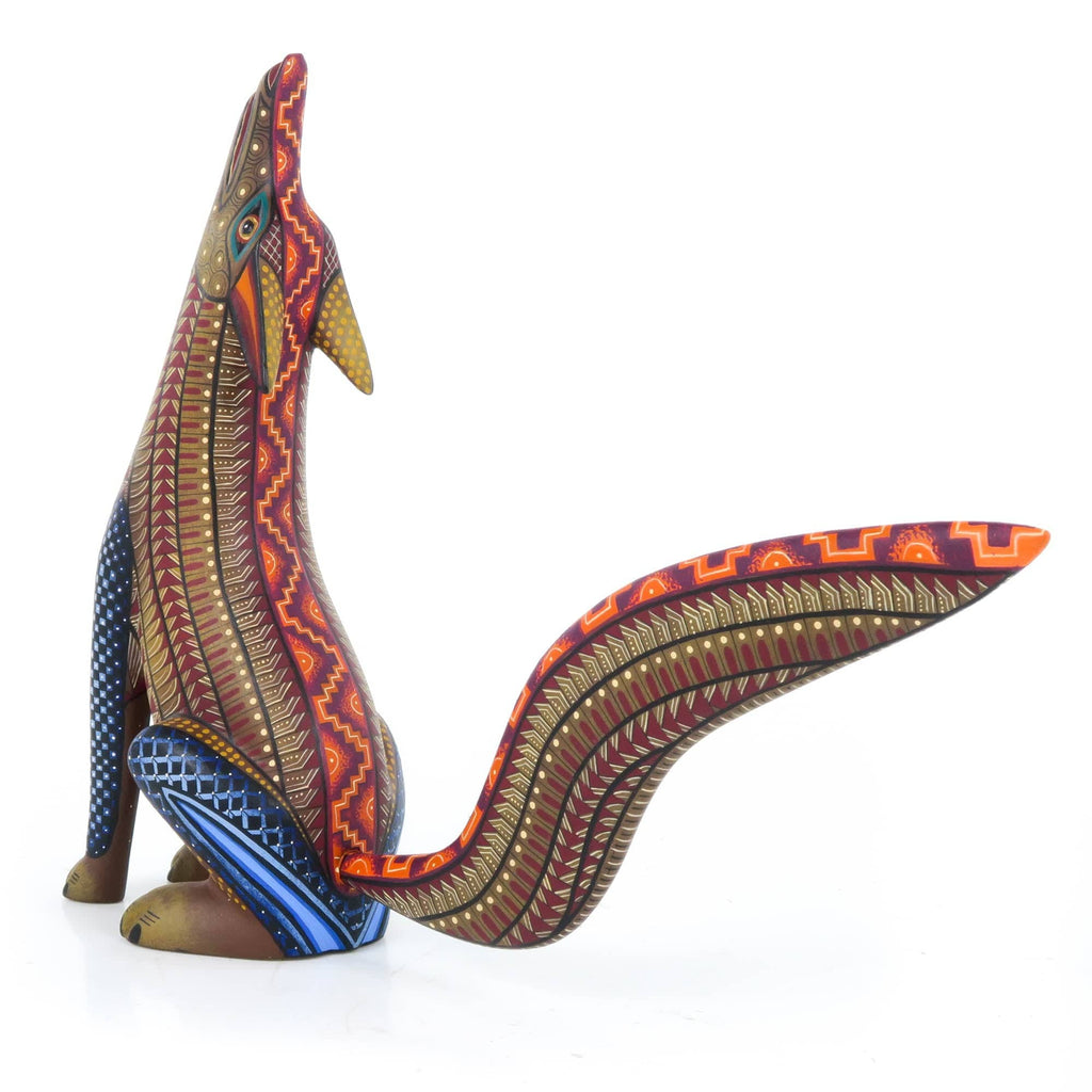 Masterpiece Brown Coyote - Oaxacan Alebrije Wood Carving – VivaMexico ...