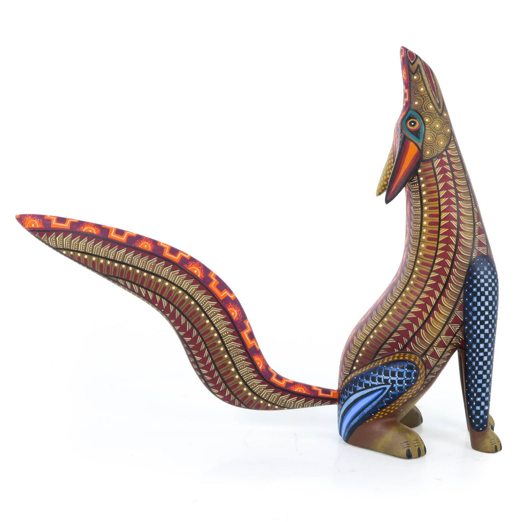 Masterpiece Brown Coyote - Oaxacan Alebrije Wood Carving – VivaMexico ...