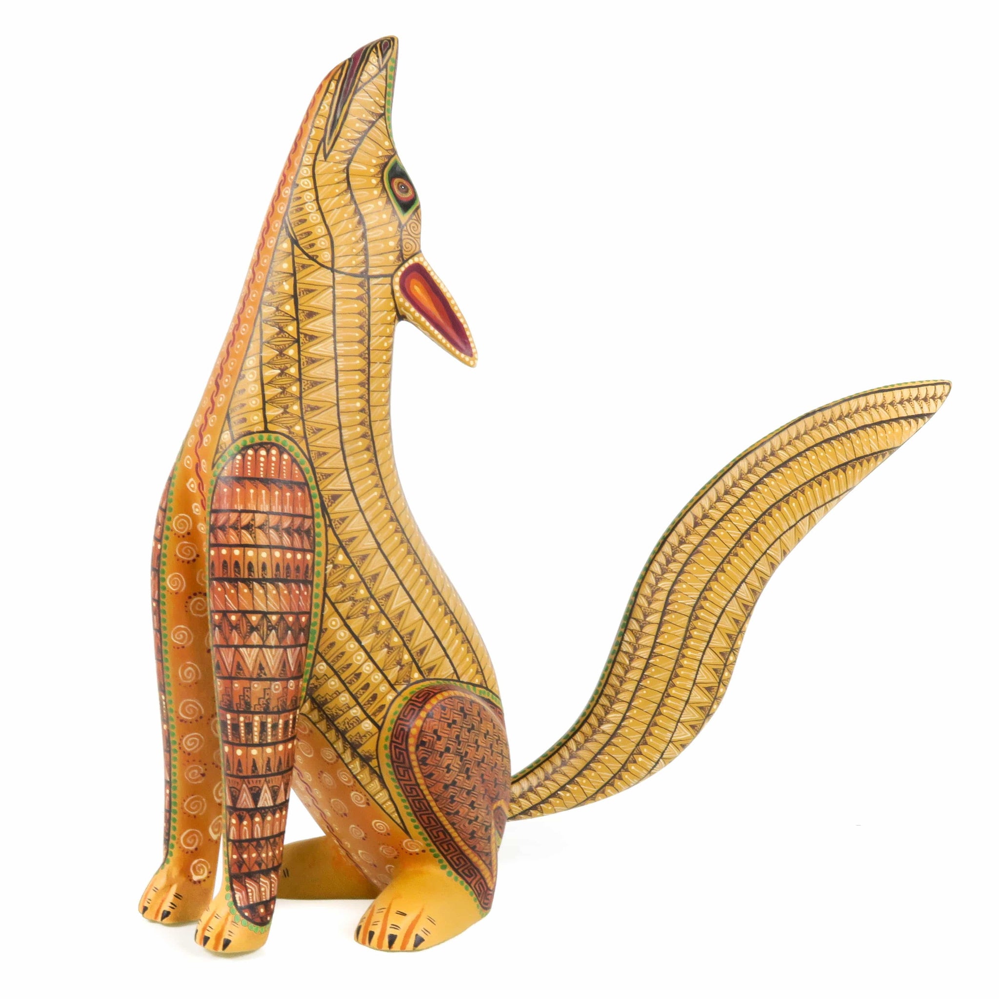 Masterpiece Coyote - Oaxacan Alebrije Wood Carving – VivaMexico.com ...