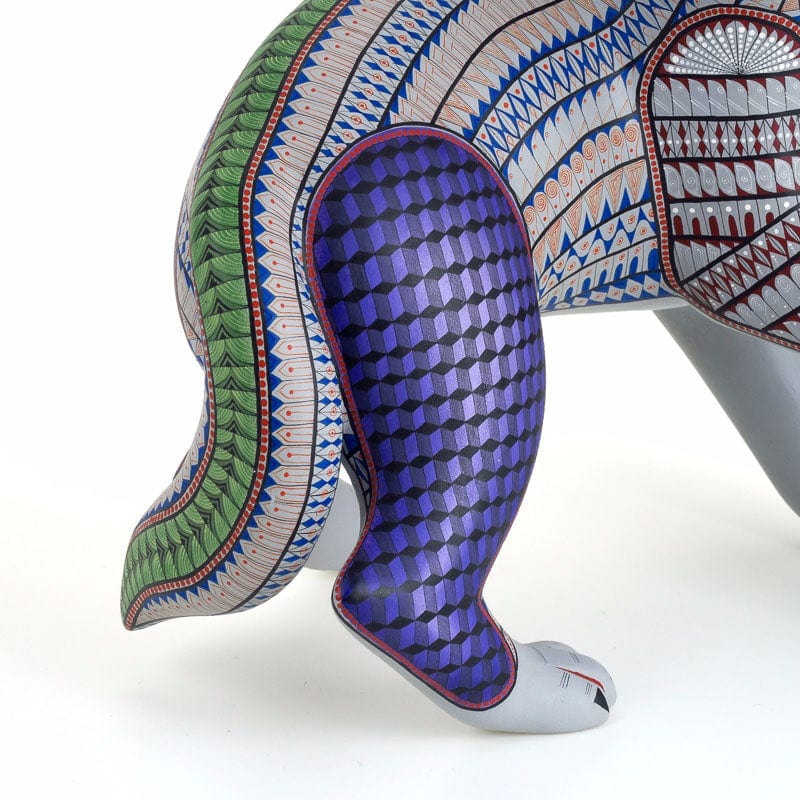 Masterpiece Coyote - Oaxacan Alebrije Wood Carving - Nestor Melchor ...