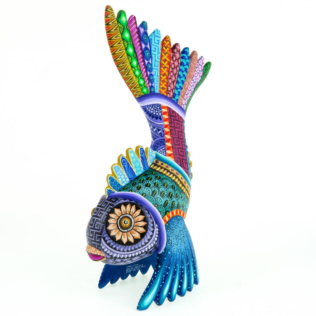 Masterpiece Fish - Oaxacan Alebrije Wood Carving – VivaMexico.com ...