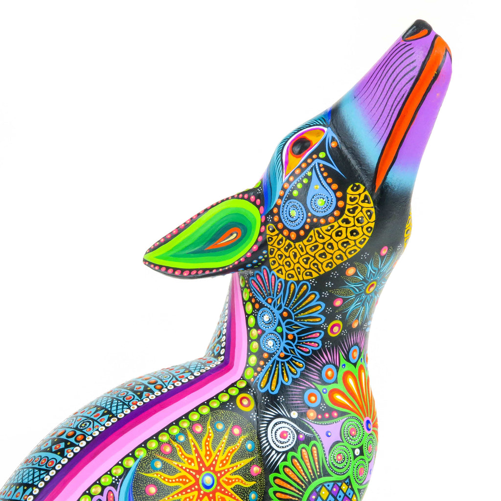 Masterpiece Howling Coyote - Oaxacan Alebrije Wood Carving – VivaMexico ...
