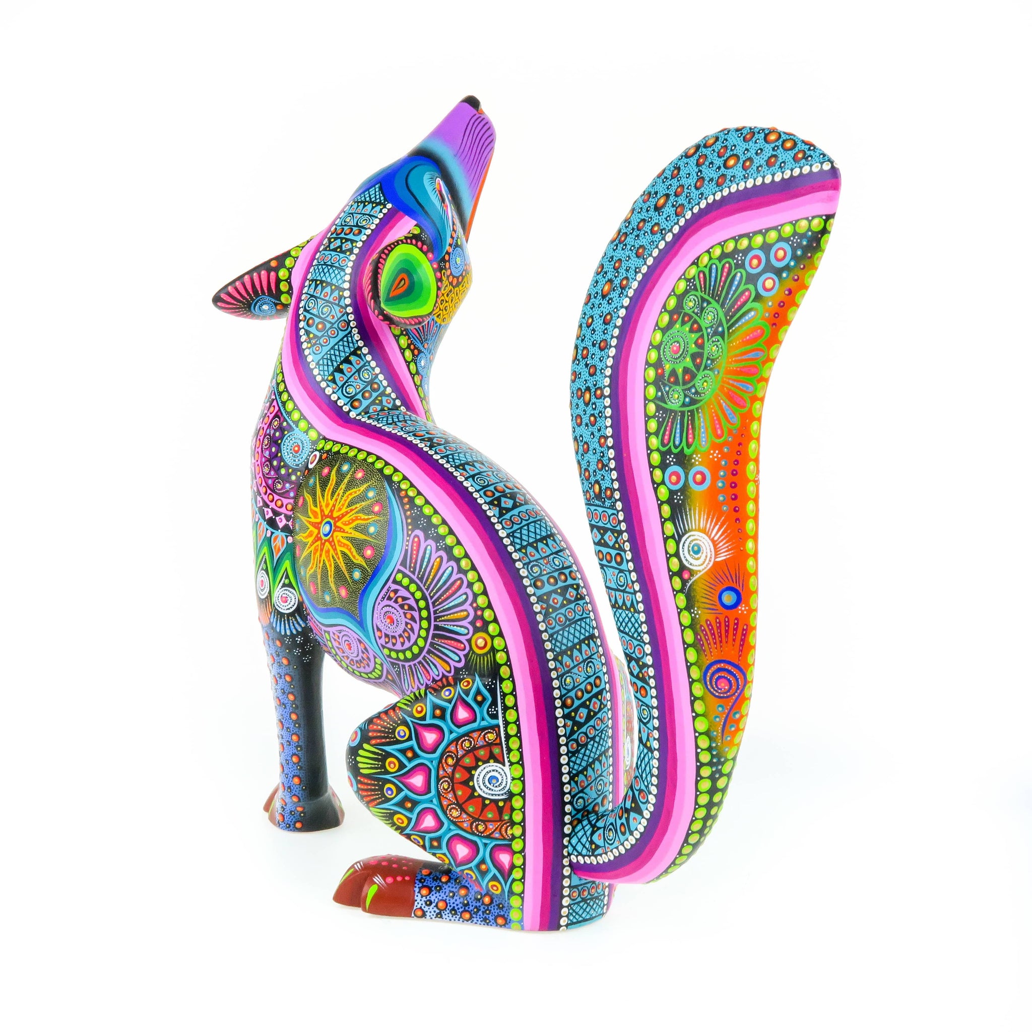 Masterpiece Howling Coyote - Oaxacan Alebrije Wood Carving – VivaMexico ...