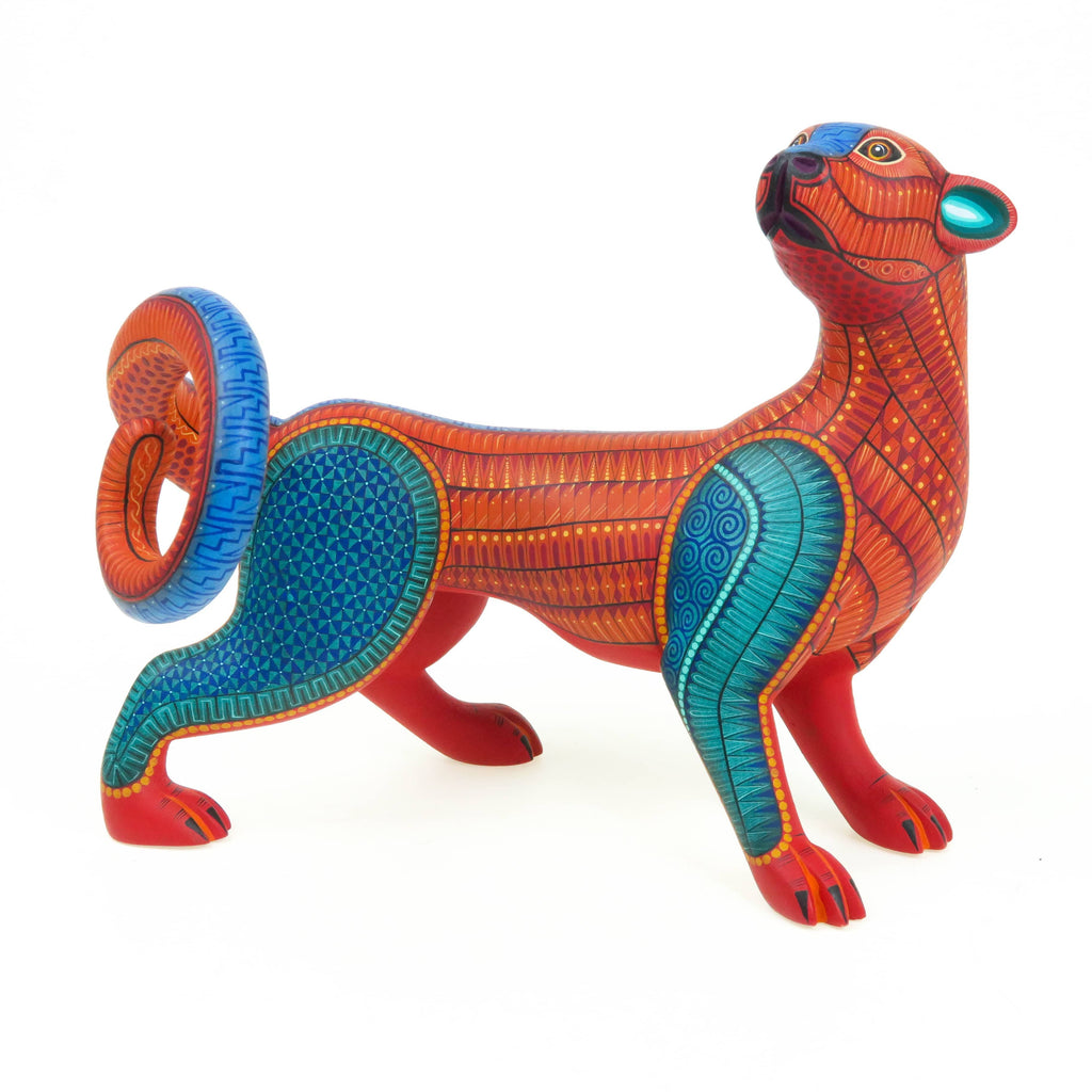 Masterpiece Jaguar - Oaxacan Alebrije Wood Carving – VivaMexico.com ...