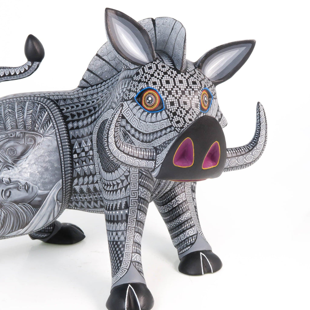 Masterpiece Wild Boar - Oaxacan Alebrije Wood Carving – VivaMexico.com ...