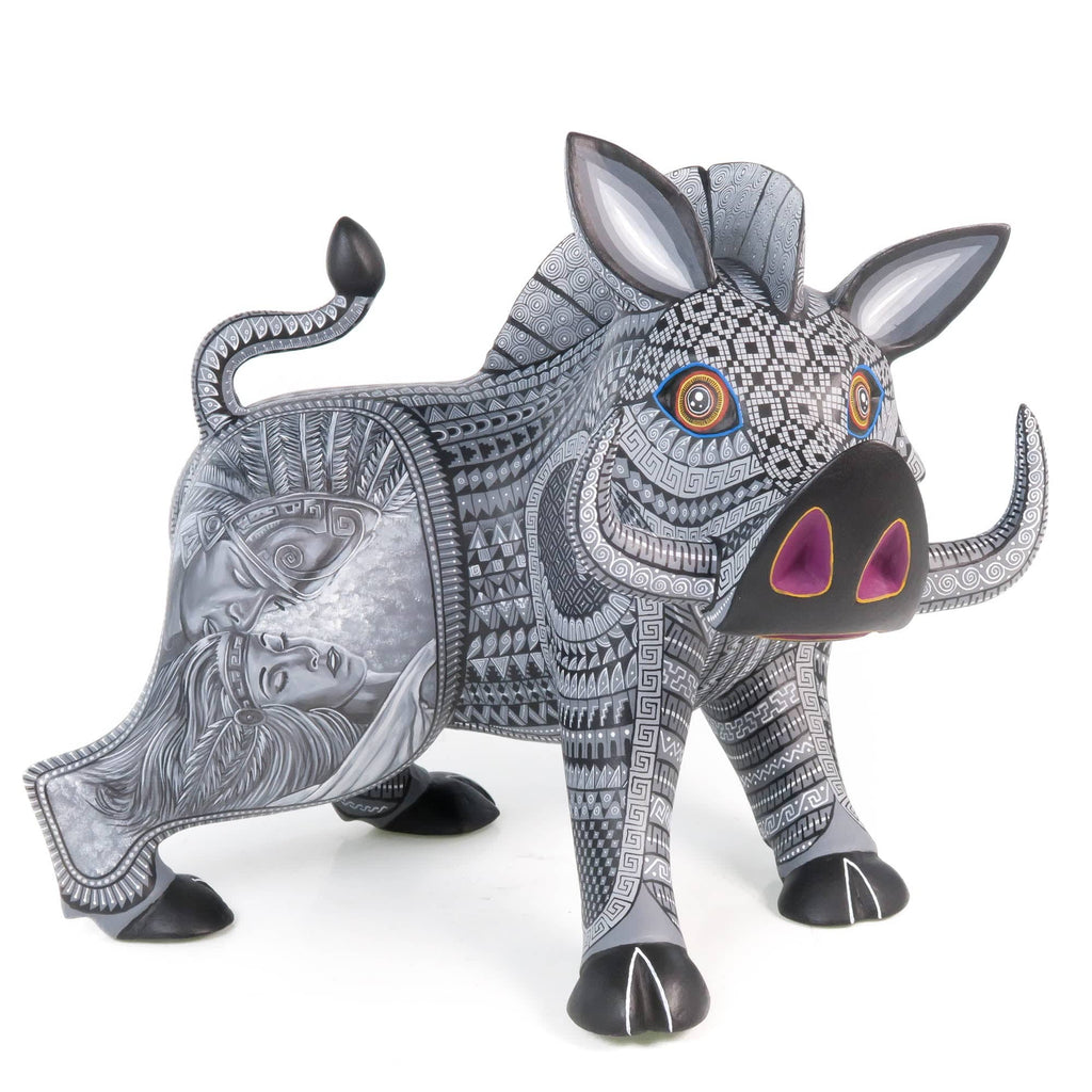 Masterpiece Wild Boar - Oaxacan Alebrije Wood Carving – VivaMexico.com ...