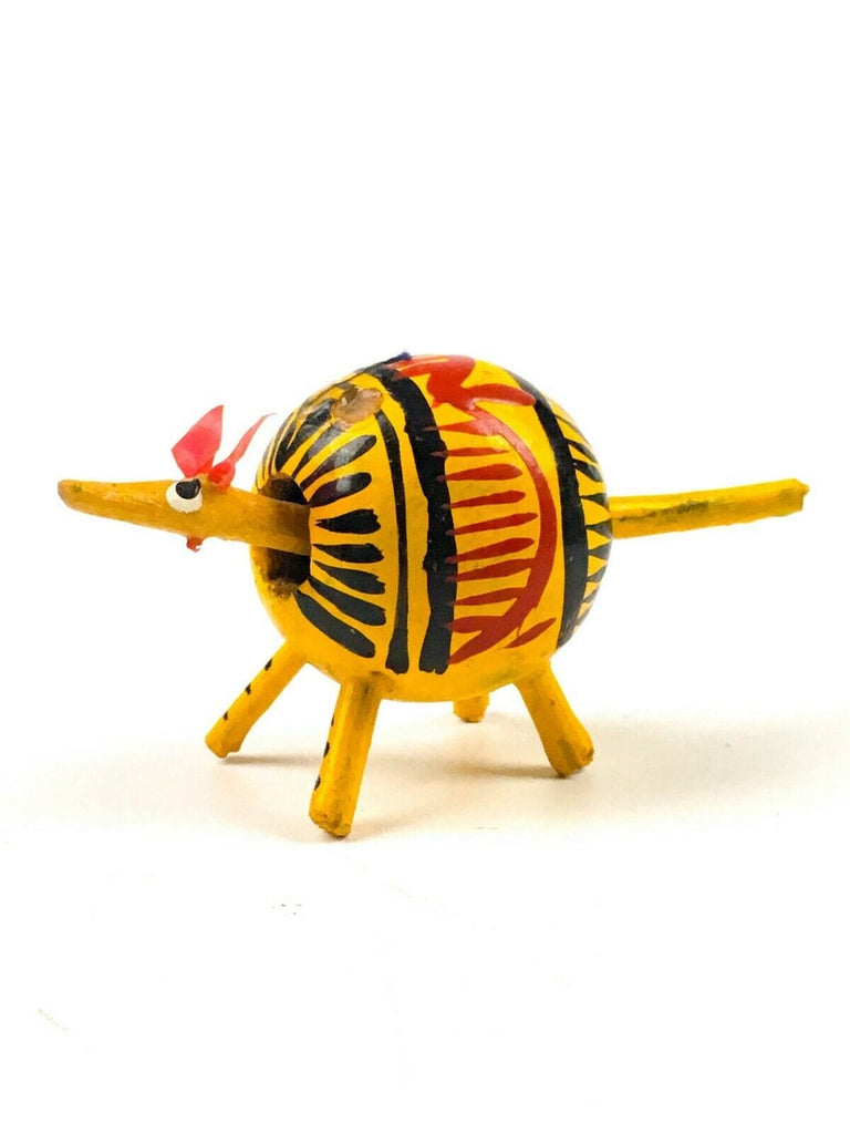 MINI ARMADILLO Bobblehead Alebrije Handcrafted Mexican Folk Art Sculpt ...
