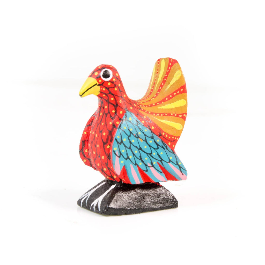 Mini Chicken - Oaxacan Alebrije Wood Carving – VivaMexico.com - Mexican Art
