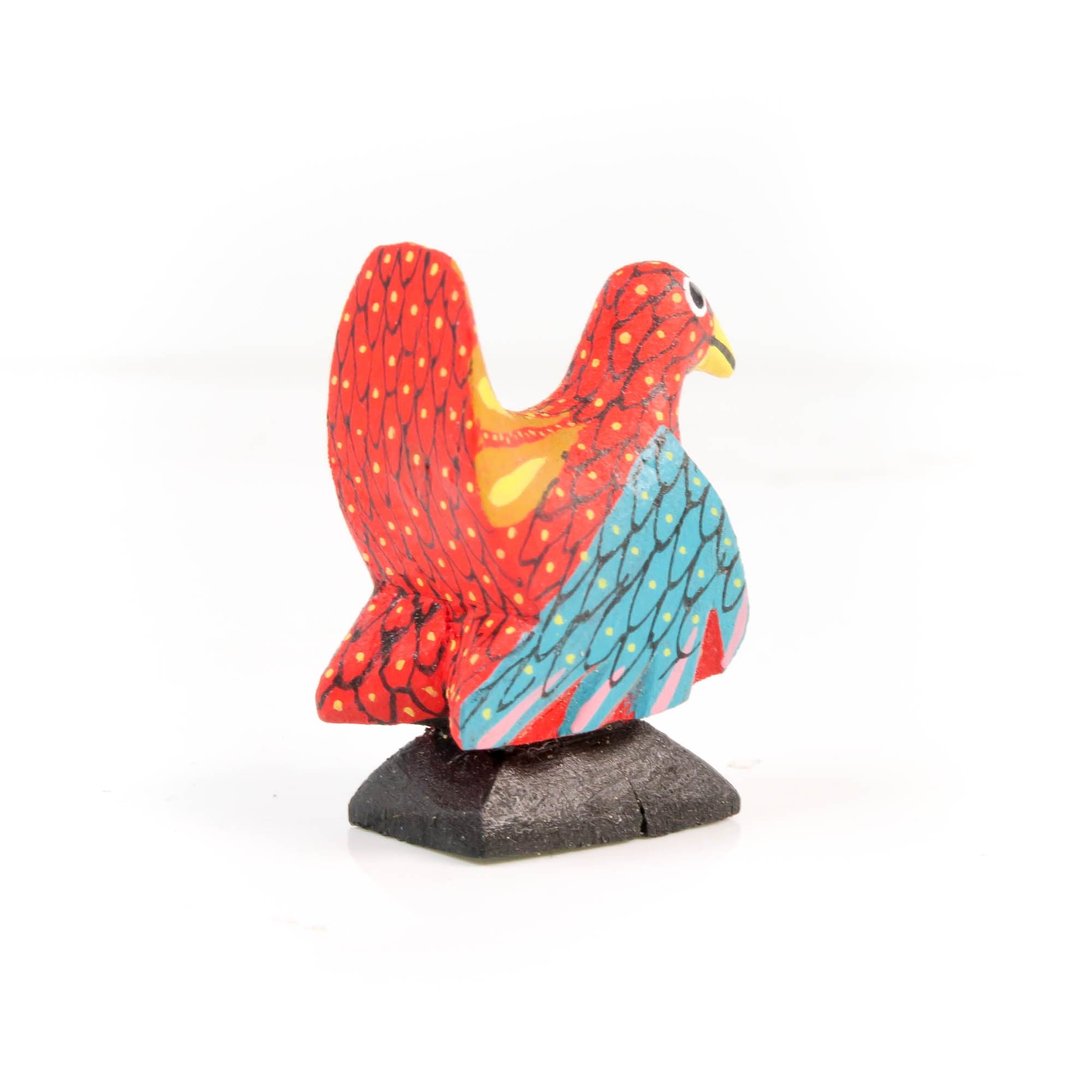 Mini Chicken - Oaxacan Alebrije Wood Carving – VivaMexico.com - Mexican Art