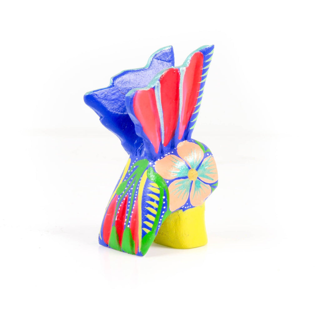 Mini Owl - Oaxacan Alebrije Wood Carving – VivaMexico.com - Mexican Art