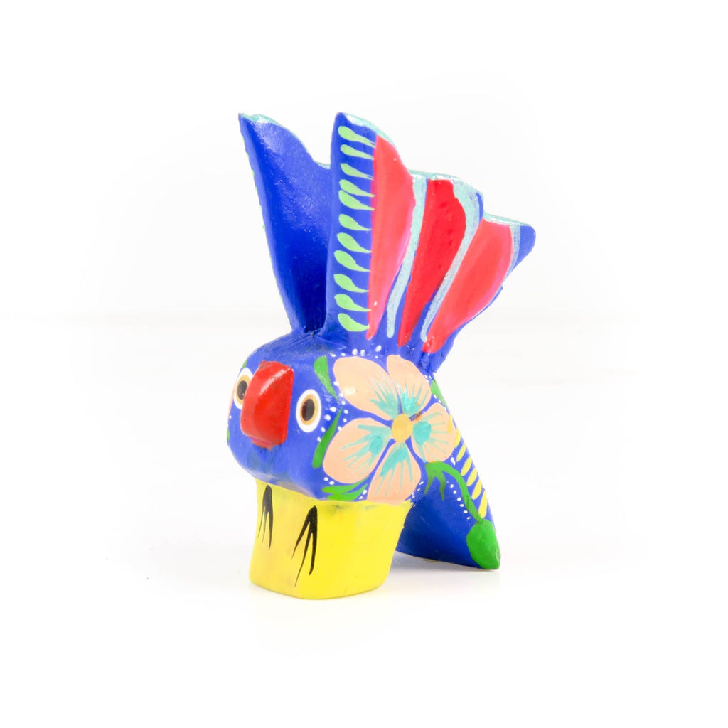 Mini Owl - Oaxacan Alebrije Wood Carving – VivaMexico.com - Mexican Art