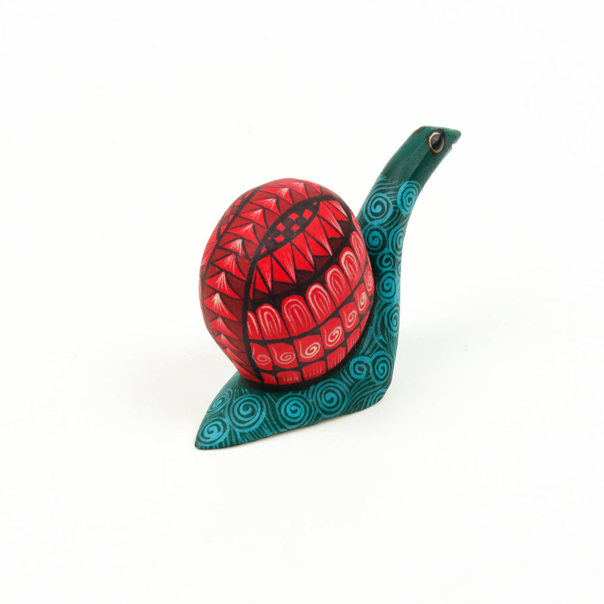 Mini Snail - Oaxacan Alebrije Wood Carving – VivaMexico.com - Mexican Art