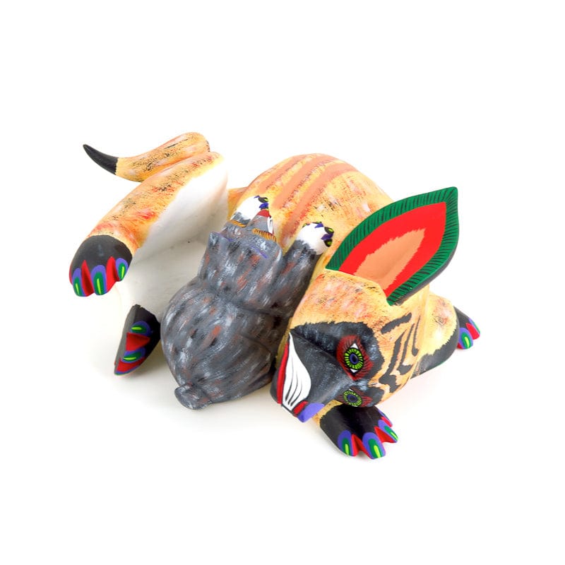 Dog With Puppy - Oaxacan Alebrije Wood Carving - Damian & Beatriz ...