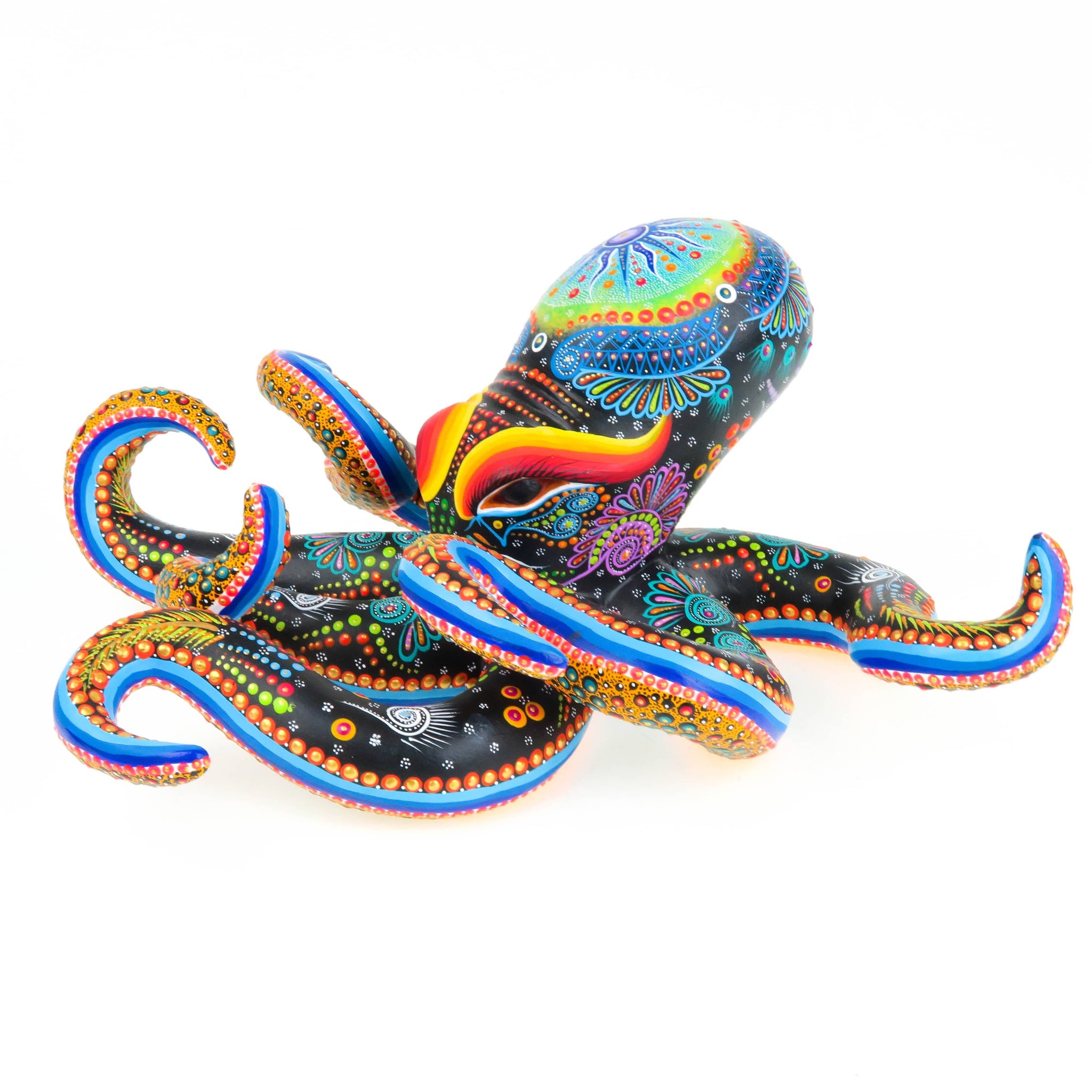 Octopus - Oaxacan Alebrije Wood Carving – VivaMexico.com - Mexican Art