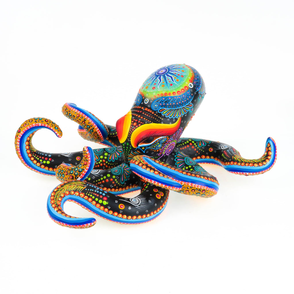 Octopus - Oaxacan Alebrije Wood Carving – VivaMexico.com - Mexican Art